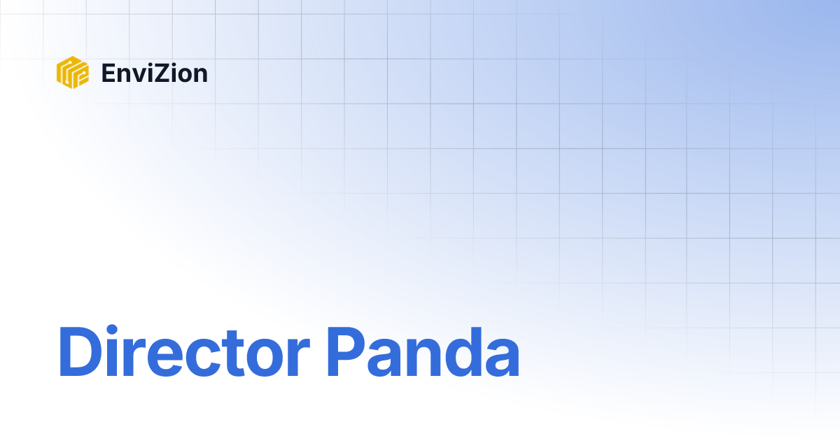 Director Panda | EnviZion